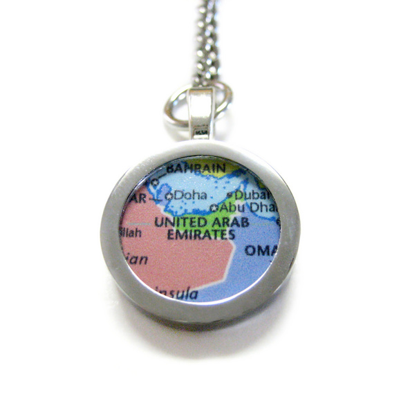 Kiola Designs | Accessories | United Arab Emirates Map Keychain | Poshmark